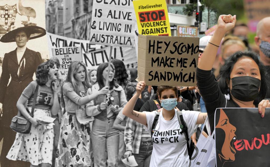 A history of feminist protests in Australia
