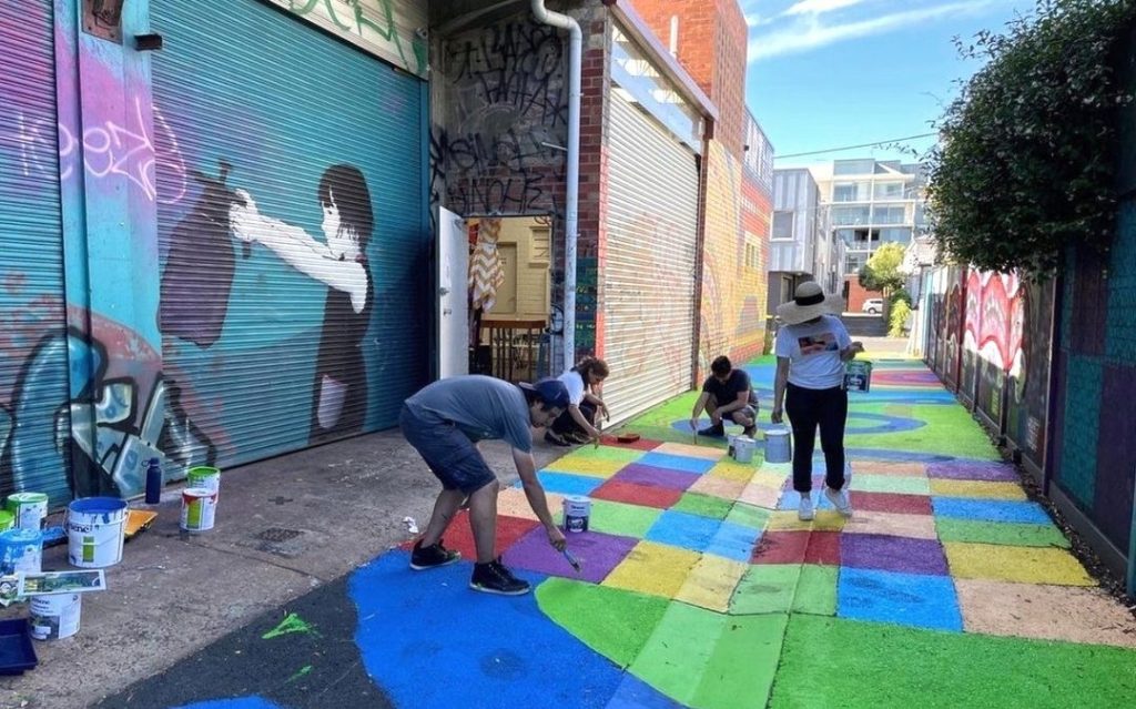 Refugees build community and belonging through art