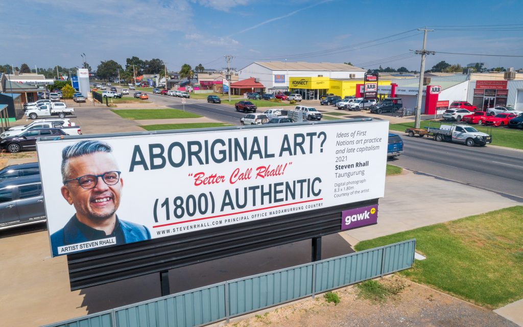 First Nations billboards pushing the boundary of public art