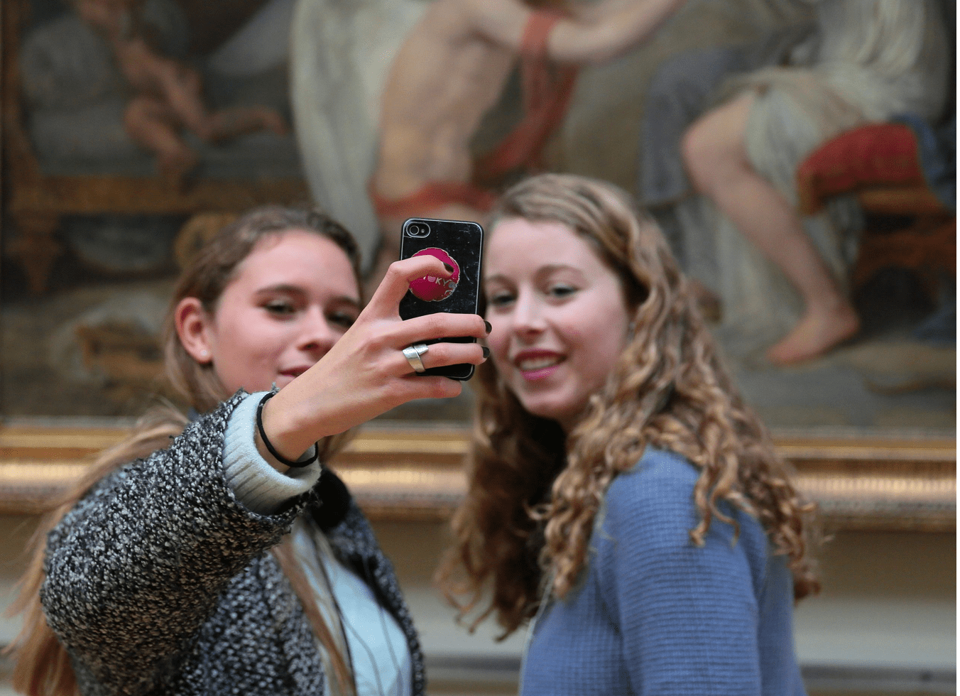 Enough with the selfies; look at the art
