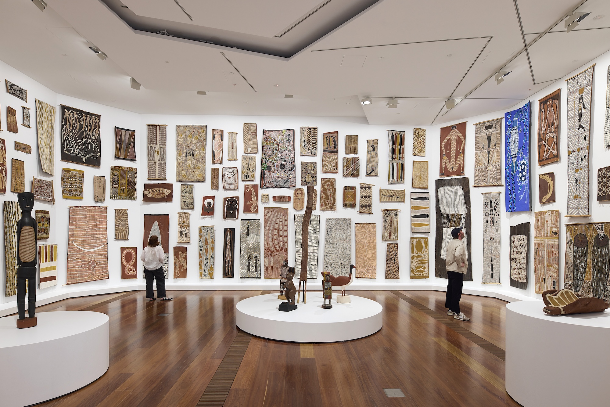 Stunning salon of bark paintings sets new standard at NGV